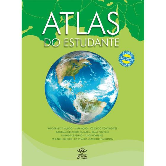 Livro ATLAS Estudante 32PG. - Dcl - Atlas - Magazine Luiza
