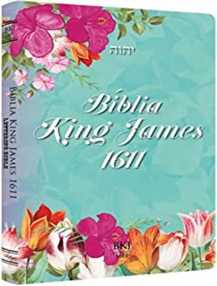 Livro - Biblia King James 1611 - Ultrafina Lettering Bible Feminina ...