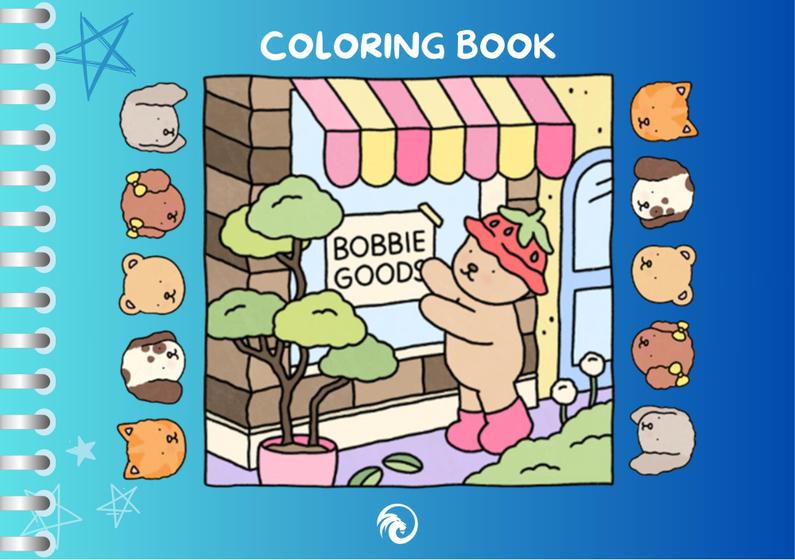 Livro Colorir Bobbie Goods Capa Dura 50 Folhas - Livros de Arte e ...
