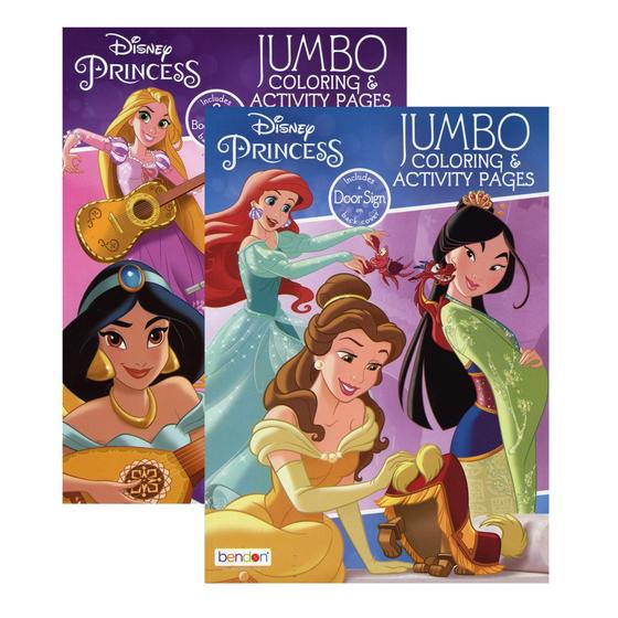 Livro de colorir Bendon Disney Princess em grande formato com ...