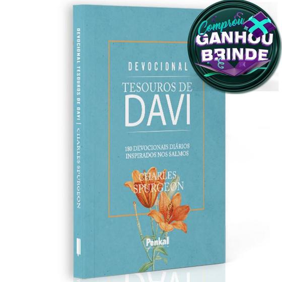 Livro Devocional Tesouros de Davi Charles Spurgeon Cristão Evangélico ...