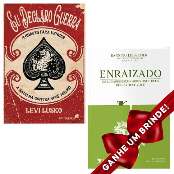 Livro Enraizado Banning Liebscher + Eu declaro Guerra Levi Lusko ...