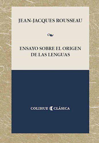 Livro ensayo sobre el origen de las lenguas (coleccion colih - Outros ...