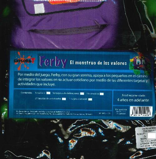 Livro ferby el monstruo de los valores edad recomendada 4 añ - Manual ...