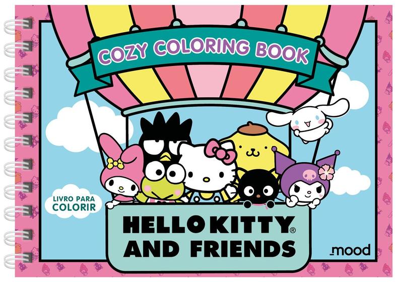 Livro - Hello Kitty And Friends - Cozy Coloring Book - Livros de ...