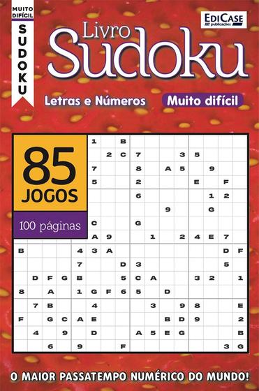 Livro - Livro Sudoku - Letras e Números 20 - Livros de Entretenimento ...