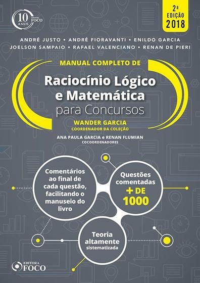 Livro - Manual completo de raciocínio lógico e matemática para ...