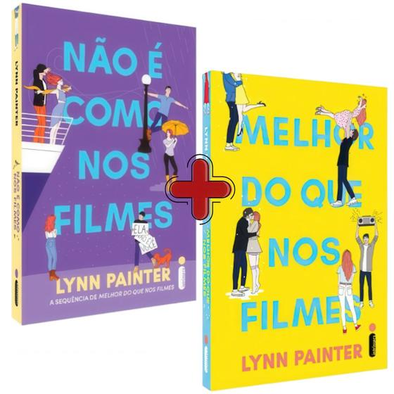 Livro Não É Como Nos Filmes + Melhor Do Que Nos Filmes Lynn Painter ...