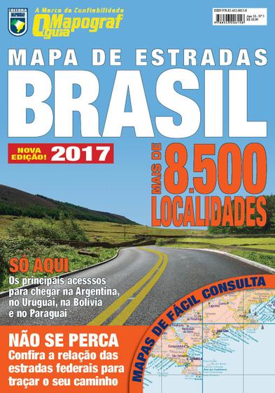 Livro - O Mapograf Guia - Mapa de estradas Brasil 2017 - Livros de ...