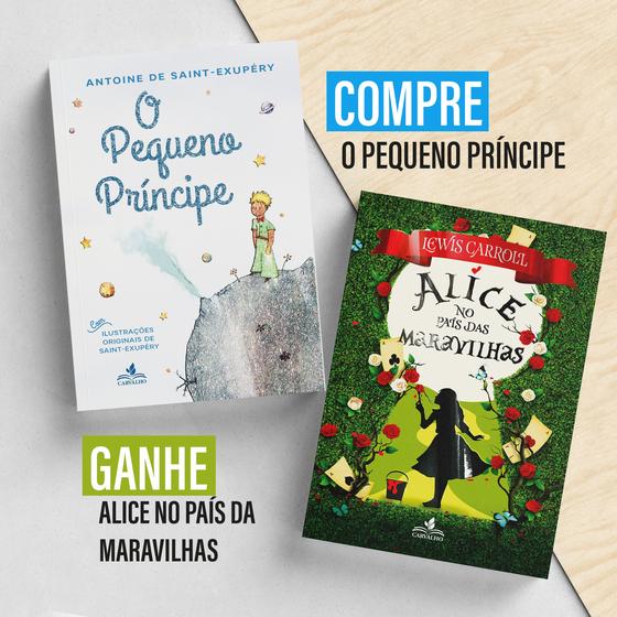 Livro O Pequeno Príncipe mais Alice no Pais das Maravilhas mais dois ...