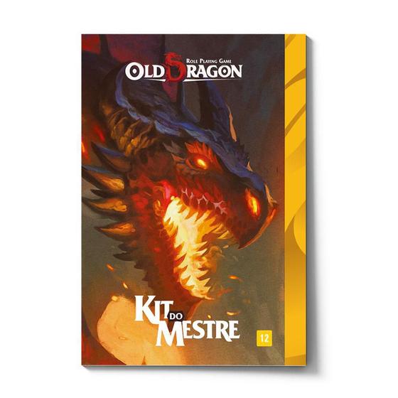 Livro Old Dragon Kit Do Mestre Com Divisória/Escudo Para Rpg - Buró ...