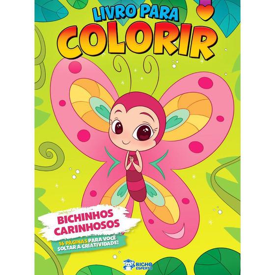 Livro Para Colorir - Bichinhos Carinhosos - Bicho Esperto - Livros de ...