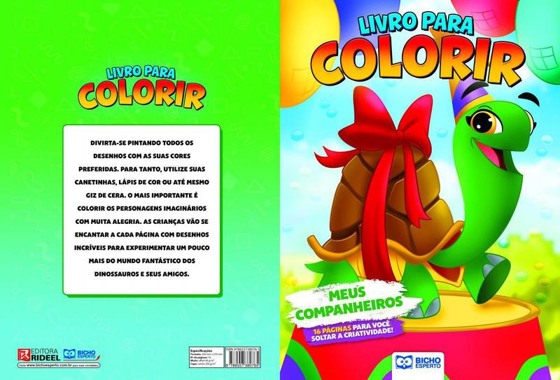 Livro Para Colorir Meu Pet - Meus Companheiros - Bicho Esperto - Outros ...