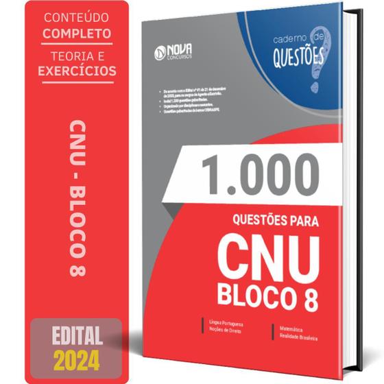 Livro Questões Gabaritadas O Cnu Bloco 8 Nível Intermediário - Nova Concursos - Livros para ...