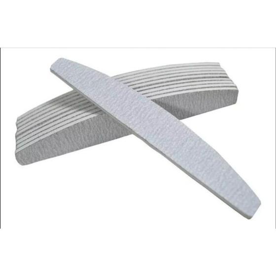 Lixa Banana/Boomerang/Caixa-ZEM 100/180 Unha Porcelana Acrygel Fibra ...