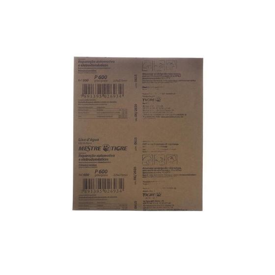 Lixa D' água 600 Grão P100 Tigre c/1 - Lixa D'Água - Magazine Luiza