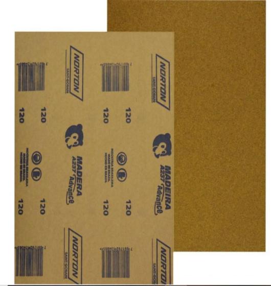 Lixa de Madeira 120 - Norton - Lixa para Madeira - Magazine Luiza