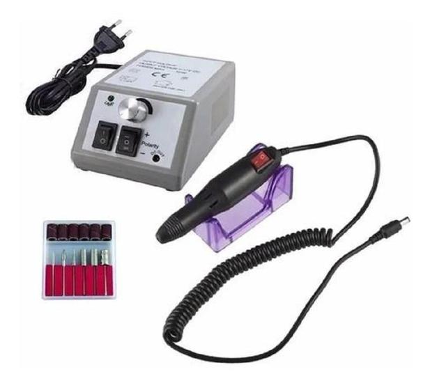 Lixa Unha Lixadeira Elétrica Manicure Bivolt Acrigel Fibra ...