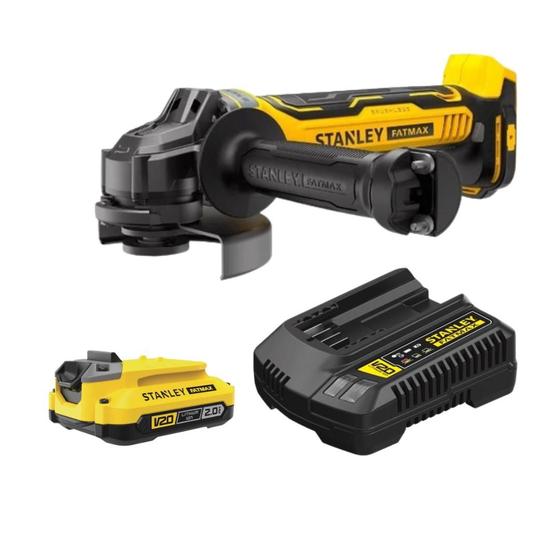 Lixadeira Esmerilhadeira Bateria 20v SBG700 Dewalt Sem Carvão - Stanley ...
