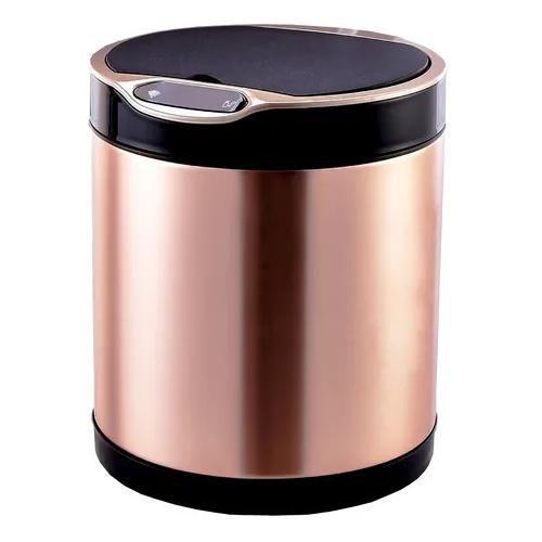 Lixeira Automática 6L com Sensor de Abertura Aço Inox Rose Gold Solar ...