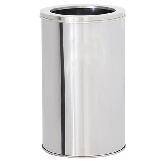 Lixeira Inox Com Aro Inox 27l Binnox - Lixeira e Cesto de Lixo ...