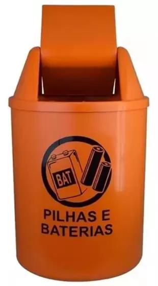 Lixeira Para Descarte De Pilhas E Baterias De 12 Litros - Jsn - Lixeira ...