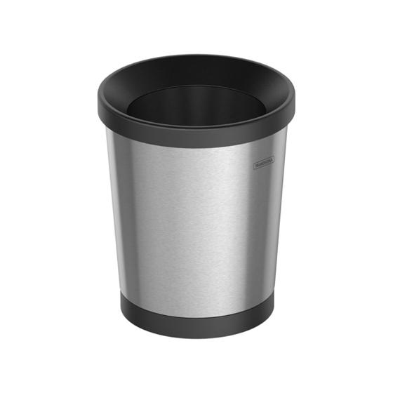 Lixeira para Papel Tramontina Molise Aço Inox 12 L 94539/001 - Lixeira ...