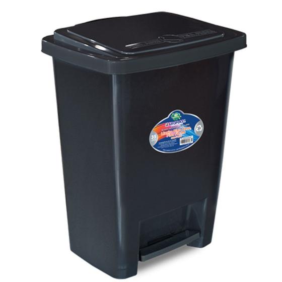 Lixeira plástica 35 litros com pedal - 25867 - Arqplast - Lixeira e ...