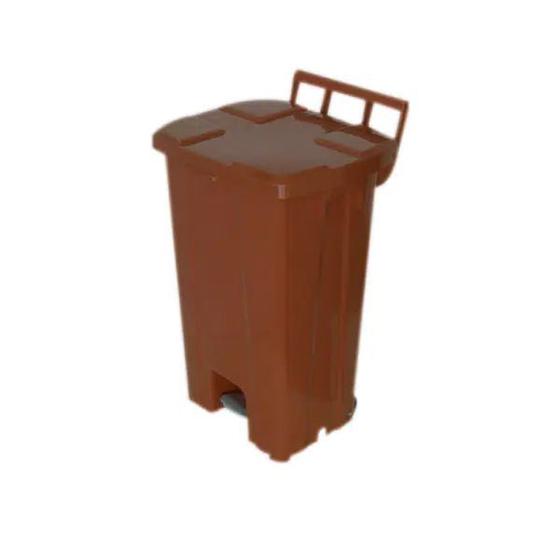 Lixeira quadrada com pedal e rodas de 100l - JSN - Lixeira e Cesto de Lixo - Magazine Luiza