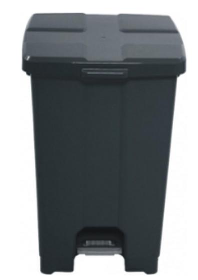 Lixeira quadrado 15 lt com pedal preto p15 - JSN - Lixeira e Cesto de ...