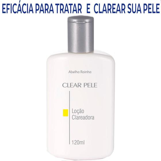 Loção Clareadora Clear Pele Abelha Rainha 120ml - Outros Beleza e ...