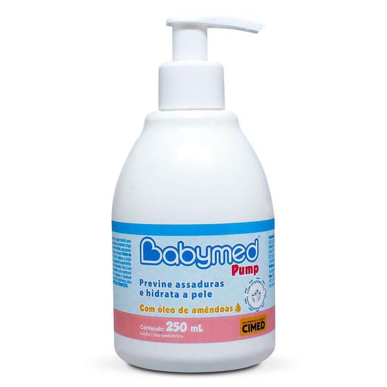 Loção Cremosa Babymed Amendoas Pump 250ml - Armarinhos - Magazine Luiza
