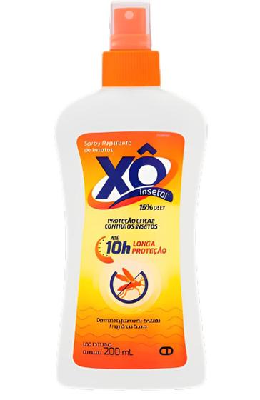 Loção em Spray Repelente Xo Inseto Com Ate 10horas De Proteção 200ml ...