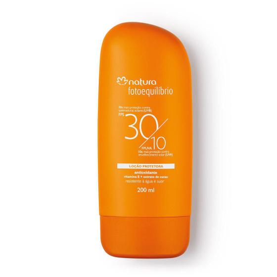Loção Protetora Fps 30/ Fpuva 10 Fotoequilíbrio 200Ml - Natura ...