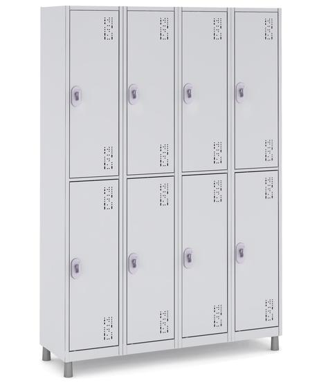 Locker de Aço 8 Portas Grandes W3 Guarda Volume Cinza - 10002 - Guarda ...