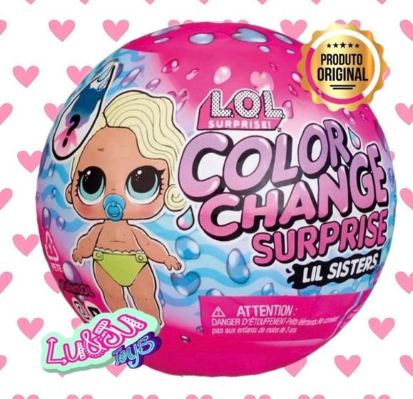 LOL Surprise - Color Change - LIL Sisters - MGA - Colecionáveis ...