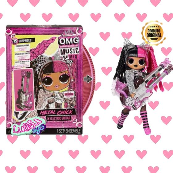 LOL Surprise OMG Remix Rock Metal Chick Fashion Doll - MGA - Boneca LOL ...