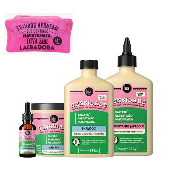 Lola Cosmetics Kit Densidade 4 Produtos - No Magalu - Magazine Luiza
