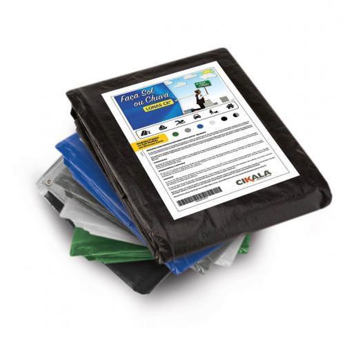 Lona Forte Leve CK300 Azul 3x2 Metros para Caminhão com Ilhós a cada ...