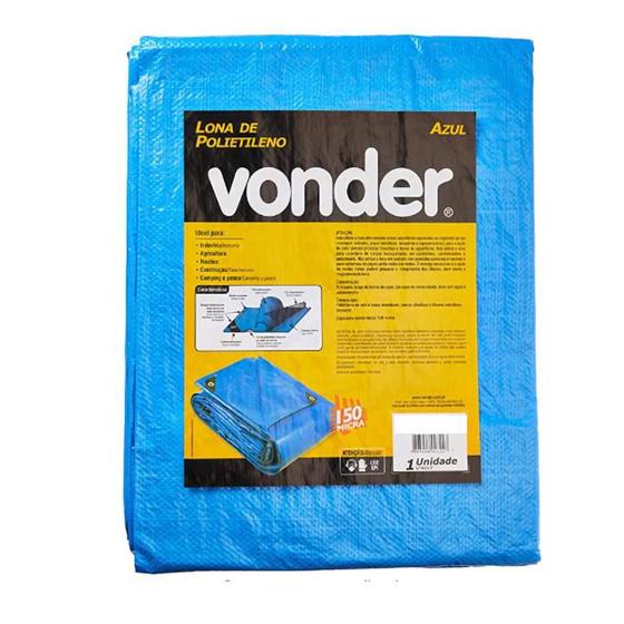 Lona Impermeável Reforçada Azul 6 x 3 Metros Piscina Vonder - Lona para ...