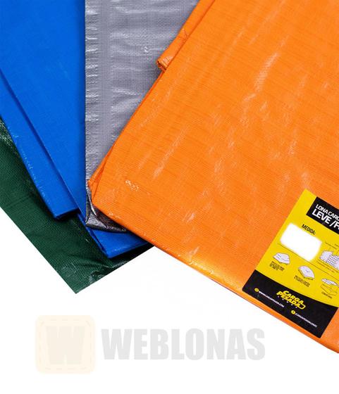 Lona Multiuso Forte 5X7 Impermeável 300 Micras 7X5 - Carga Pesada ...