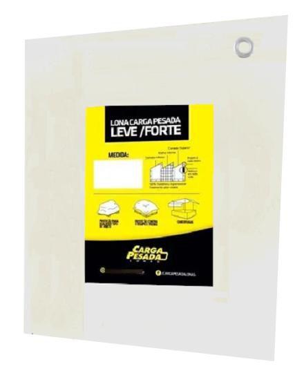 Lona Plástica Branca Impermeável 300 Micras Multiuso 2x3 / 3x2 - CARGA ...