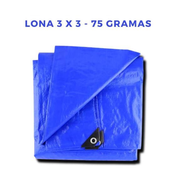 Lona Plastica Impermeavel leve Azul 3x3 Multiuso - Starfer - Lona para ...