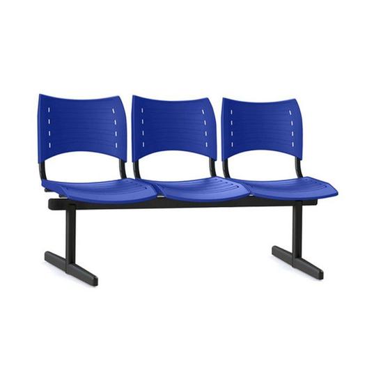 Longarina Iso 3 Lugares - Frisokar - Cadeira Longarina - Magazine Luiza