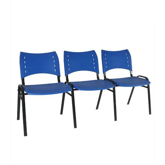 Longarina secretária 3 lugares - Iso Frisokar - Cadeira Longarina ...