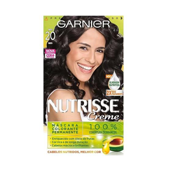 LOréal Garnier Nutrisse Tintura - 20 Preto Absoluto - Loréal paris ...