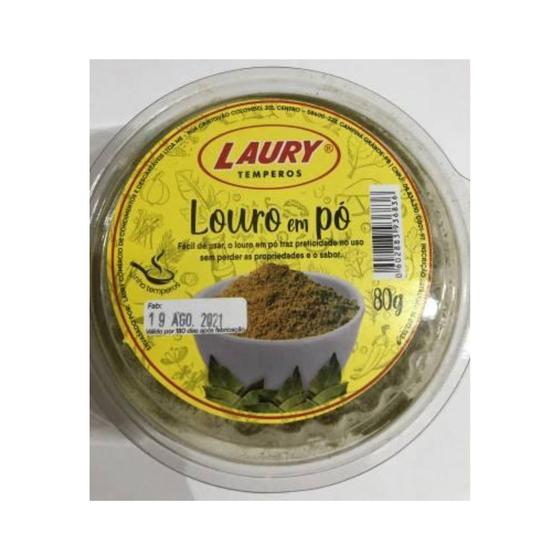 Louro em Pó 50g - Laury Temperos - Louro - Magazine Luiza