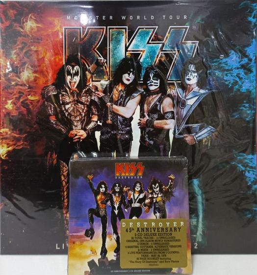 LP Kiss Live In Switzerland (IMPORTADO)+CD Destroyer 45th - WARNER ...