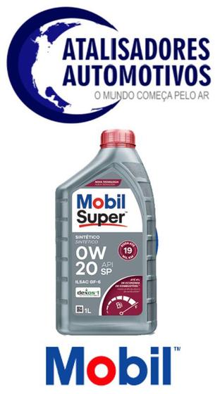 Lubrificante 0w20 sintético API SP Mobil 1L - Lubrificantes Automotivos ...