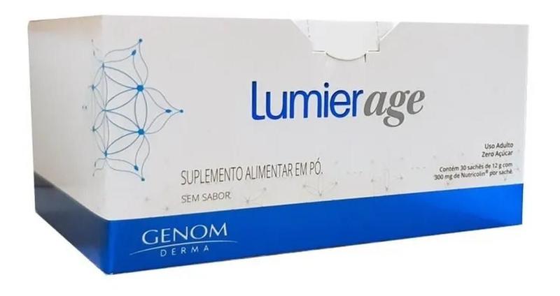 Lumier Age Colágeno Hidrolisado Nutricolin Com 30 Sachês - Genom Derma ...